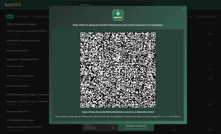 Bet365 Perú: ¿Cómo Apostar? | Análisis y Bono de S/ 500